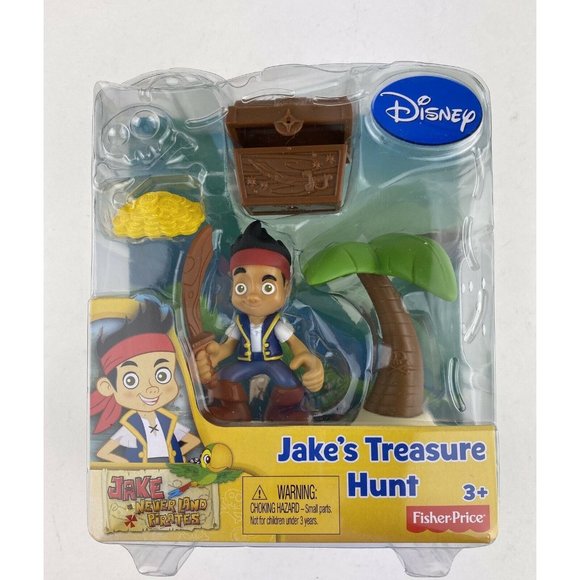Disney | Toys | Disney Jakes Treasure Hunt Chest Gold Palm Tree Figure ...